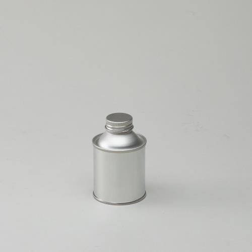 仕様：●容量:80cc●サイズ:φ55×60(H)mm●口内径:φ20mm●材質:ブリキ(スチール)ポリエチレン(蓋の内側のパッキン)●入数:10個●塗料・オイル・シンナーに対応しています。●塗料・オイル・シンナー以外の内容物については、お...