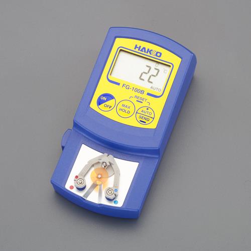 仕様：●メーカー:白光(HAKKO)●型番:FG100B-83●測定範囲:0~700°C●分解能:1°C●電源:9V乾電池×1個(付属)●サイズ:75(W)×44(D)×140(H)mm●重量:125g●温度測定許容差:±3°C(300~6...