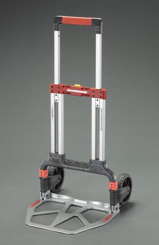仕様：●メーカー:アルインコ(ALINCO)●型番:MTC-100R●積載均等耐荷重:50kg●荷台サイズ:291×484mm●全高:1080mm●全幅:484mm●折りたたみ時サイズ:484(W)×63(D)×756(H)mm●車輪径:1...