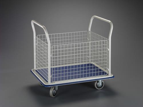 仕様：●※注意※:【お客様組立品】●積載均等耐荷重:250kg●荷台サイズ:900×600mm●床高さ:195mm●押手高さ:870mm●車輪径:125mm(ゴム車)●車輪:自在×2、固定×2●重量:18.2kg●荷台材質:スチール●取付六...