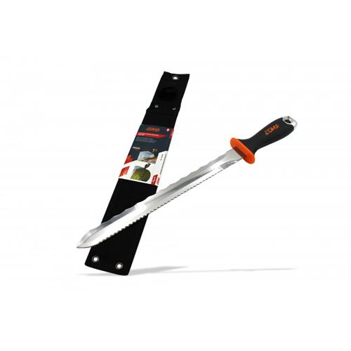 仕様：●メーカー:EDMA(エドマ)●型番:066455●全長:435mm●刃長:300mm●刃厚:2mm●刃材質:ステンレススチール●重量:270g●岩綿など幅広い断熱材に使用できます。●岩綿、ガラス綿、木毛や断熱パネルなどの切断に最適で...