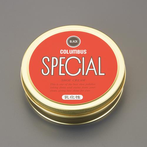 仕様：●メーカー:コロンブス●内容量:200g●カラー:黒●材質:ろう、油脂、有機溶剤、水●種類:乳化性●ツヤ革靴専用クリーム・シュークリームです。●靴に光沢・補色・栄養効果を与え、ヒビ割れを防ぎます。●靴の汚れを一通り落とした後、乳化性平...