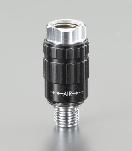 仕様：●使用圧力:0.62MPa●材質:真鍮●ねじサイズ:R(PT)1/4”×G(PF)1/4”●重量:57g商品画像に関する注意事項：●画像に数字等の情報が入っている場合は、　品番末尾が対象商品の画像となります。