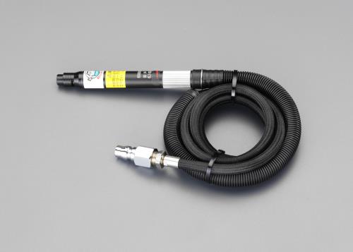 仕様：●ハンドル長:135mm●重量:130g●使用圧力:0.62MPa●エアー消費量:142L/min●回転数:60,000rpm●吸入口:Rc(PT)1/4”●チャックサイズ:3mm●ホース長:1.5m●使用コンプレッサー:2.2kw●...