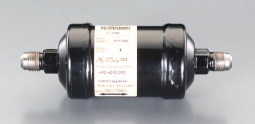 仕様：●全長(mm):159●適用冷媒:R12・22・502・R134a・R404A・407C・R410A●安全使用圧力:4.1MPa●接続サイズ:3/8”×3/8”●温度範囲:-40~71°C●アスベストは使用されていません。●フィルター...