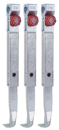仕様：●メーカー:KUKKO(クッコ)●型番:2-302-S●アーム長(mm):300●適用プーラー:EA500BH-160、EA500BH-200●入数:3本組●用途:3本爪差し替え用アーム●重量(kg):3.78商品画像に関する注意事項...