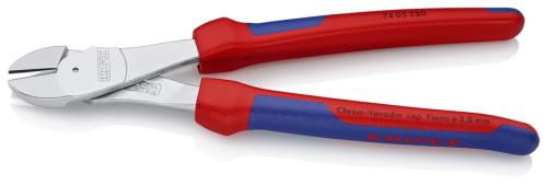 仕様：●メーカー:KNIPEX(クニペックス)●型番:7405250●ハンドル:コンフォート●仕上げ:クロムメッキ●刃硬度:HRC64●全長(mm):250●切断能力(mm):中硬線:4.6、硬線:3.5、ピアノ線:3.0●材質:高品質バナ...