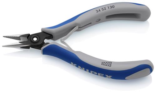 仕様：●メーカー:KNIPEX(クニペックス)●型番:3452130●全長:130mm●ハンドル:コンフォート●先端(幅×厚み):1.5×1.5mm先端形状:半丸●材質:高級ボールベアリング鋼●重量(g):61●★精密レーザー加工されたクロ...