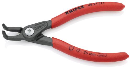 仕様：●メーカー:KNIPEX(クニペックス)●型番:4821J11●リング径:12~25mm●全長:130mm●先端径:φ1.3mm●穴用●ベンドタイプ(90°)●ドイツ鋼特有のねばりがあり、先が長持ちします。●防錆仕上げ●先端チップはリ...