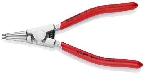 仕様：●メーカー:KNIPEX(クニペックス)●型番:4613A1●ストレート●クロムメッキ●リング径:10~25mm●全長:140mm●先端径:φ1.3mm●重量(g):80●材質:クロムバナジウム鋼●軸用●精密ですべらない口先商品画像に...