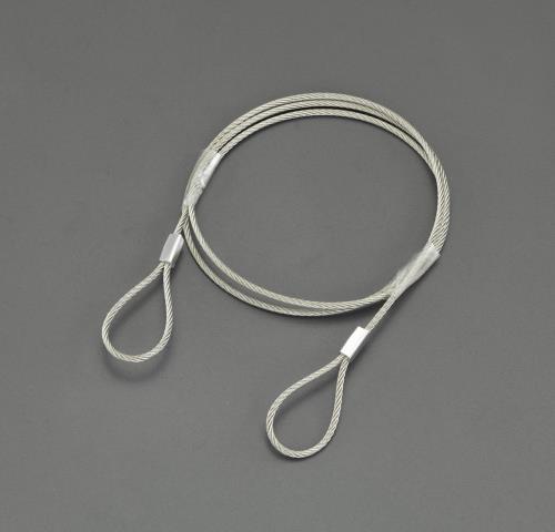 仕様：●線径:1.0mm●使用荷重:20kg●全長:300mm●材質:SUS304、カシメ部:アルミ●ワイヤー構成:1×19●両端アイ加工をしておりますので、すぐにお使いいただけます。●家庭ではむずかしいワイヤロープの両末端加工済みです。商...