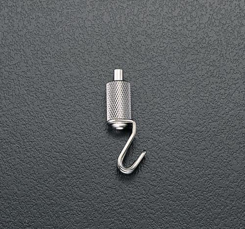 仕様：●適合ワイヤーロープ径:0.8~1.5mm●材質:金具:真鍮(C3602)、フック:SPCC●仕上:ニッケル●フック幅:3.5mm●全長:42mm●サイズ:A:42mm B:10mm C:3.5mm●重量:11.5g●参考使用荷重(適...