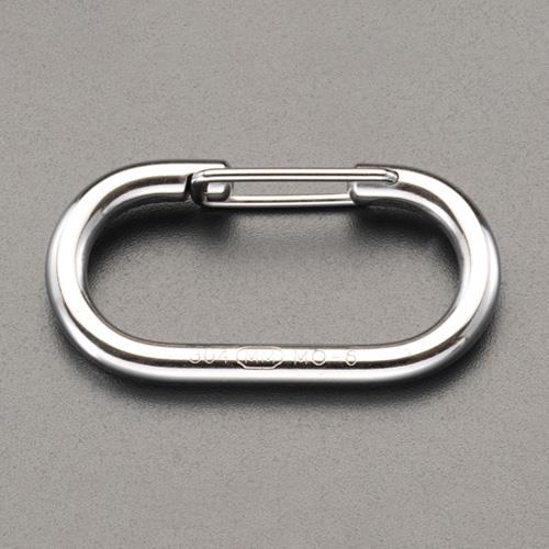 仕様：●内寸(mm):22×8●線径:3mm●口の開き:6mm●使用荷重:5kg●材質:SUS304●サイズ(mm):D:3、L:22、W:8、S:6、R:2.5●重量:3g商品画像に関する注意事項：●画像に数字等の情報が入っている場合は、...