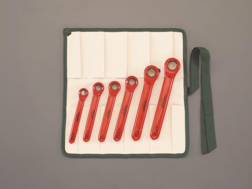 仕様：●メーカー:SIGNET(シグネット)●型番:※ESCOオリジナルセット品●1000V絶縁●送り角:5°●サイズ(mm):10・12・13・14・17・19(6本組)●全長(mm):143~207商品画像に関する注意事項：●画像に数字...