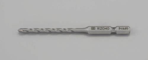 仕様：●メーカー:ミヤナガ●型番:RZ034●用途:タイル、瓦、大理石などへの穴あけ作業に●材質:HSS(ハイス)●刃先外径:3.4mm●全長:90mm●有効長:42mm●シャンク形状:六角軸シャンク6.35mm(1/4”)●適応機種:充電...