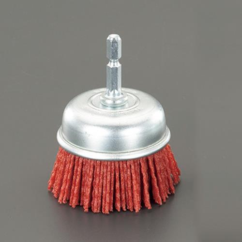 仕様：●軸径:1/4”(6.35mm)●材質:アブラッシブナイロン●ブラシサイズ:外径:50mm線径:1.4mm幅:25mm●粒度:#80●最大回転数:4,500rpm商品画像に関する注意事項：●ブラシ外径はφ50mmです。●画像に数字等の...