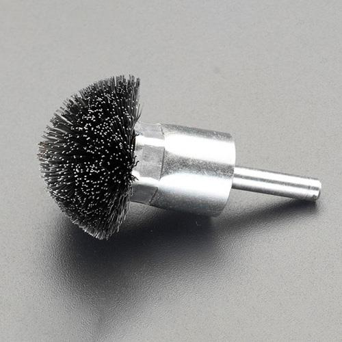 仕様：●メーカー:錦●型番:SM-040A3●外径:40mm●軸径:6mm●軸長:25mm●線径:0.3mm●金具径:21mm●毛丈:19mm●全長:70mm(±3mm)●最大回転数:6,000rpm●材質:硬鋼線 波形●傘型●シャンク型●...