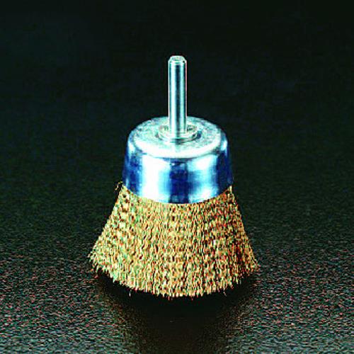 仕様：●メーカー:フタバ(FBK)●直径:38mm●線径:0.1mm●毛丈:25mm●最大回転数:3,000rpm●軸径:6.0mm●材質:真鍮●軸長:25mm●全長:67mm●ブラシの中心は中空です。●【注意】・作業をする時は必ず保護メガ...