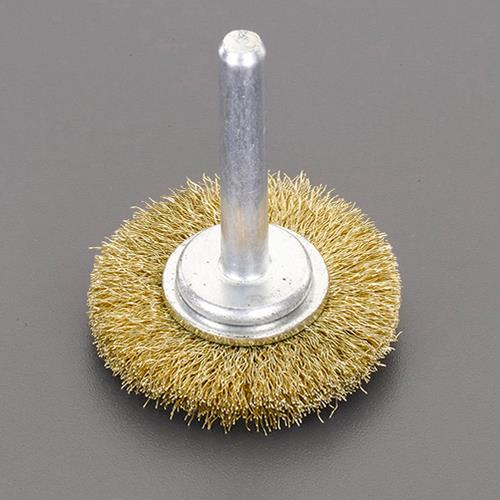 仕様：●メーカー:フタバ(FBK)●ブラシサイズ:外径:75mm線径:0.15mm幅:12mm●最大回転数:3,000rpm●軸径:6.0mm●軸長:25mm●全長:37mm●材質:真鍮●【注意】・作業をする時は必ず保護メガネやフェイスシー...