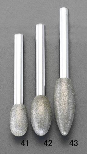 仕様：●刃径:10mm●刃長:16mm●全長:60mm●軸径:6.0mm●砥粒:ダイヤモンドパウダー(D126)●粒度:#140●ブランク材:クロムモリブデン鋼●電着タイプ●切れ味が良く、ダイヤが長持ちします。商品画像に関する注意事項：●画...