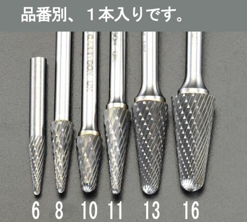 仕様：●軸径:6mm●刃径:10mm●刃長:19mm●全長:65mm●先端角:14°●材質:タングステンカーバイド●適合材質:一般鋼、銅合金、銅、鍛鋼、鋳鉄、ステンレス、ニッケル合金、チタニウム●刃形状:dカット(ダブル/ダイヤモンド)●入...