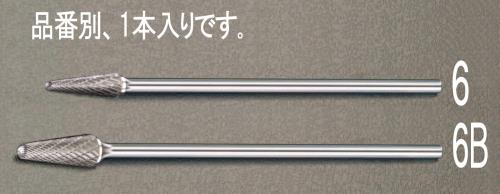 仕様：●軸径:6mm●刃径:10mm●刃長:27mm●全長:177mm●材質:タングステンカーバイド●適合材質:一般鋼、銅合金、銅、鍛鋼、鋳鉄、ステンレス、ニッケル合金、チタニウム●入数:1本入り●目の種類:ダイヤ目:多目的タイプ。高い研削...