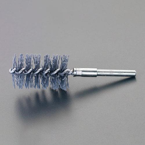 仕様：●粒度:#240●ブラシ径:30mm●線径:0.8mm●軸径:6mm(段付シャンク)●ブラシ長:50mm●全長:110mm●材質:ダイヤ混入研磨剤入ナイロン●最大回転数:800rpm●ダブルスパイラルタイプ●ダイヤ砥粒入りで研削力大幅...