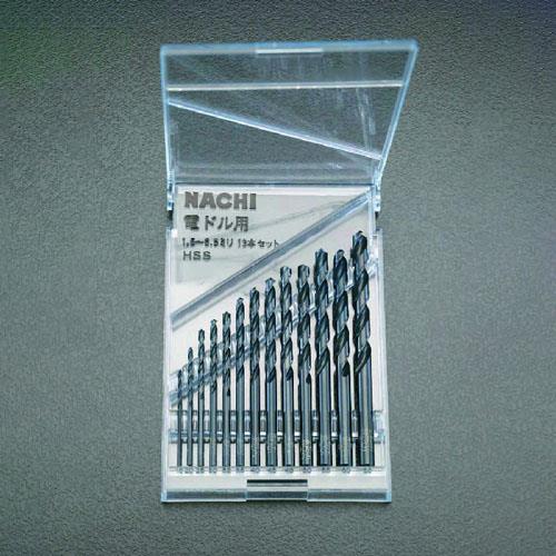 仕様：●メーカー:不二越(NACHI)●型番:DIYSET13●入数:13本●サイズ(mm):1.5・2.0・2.5・3.0・3.2・3.5・4.0・4.5・4.8・5.0・5.5・6.0・6.5●用途:電動ドリル用●材質:HSS(ハイス)...
