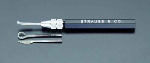 仕様：●:・平:3.3×1.5×15mm・丸:φ2.3×20mm・刀刃:3.8×1.2×17mm・グリップ:120mm●全長:55mm●粒度:電着ダイヤモンド#200●軸径:3.2mm●ヤスリ装着時全長:約145mm●材質:アルミ製(本体)...