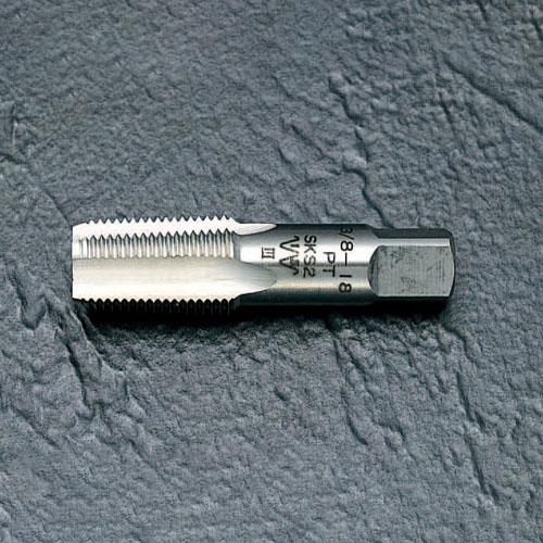 仕様：●呼び:PT1/2”×14●全長:80mm●(■)幅:14mm●材質:SKS_2●喰付:2.5P●対応被削材:構造用鋼、低炭素鋼、鋳鉄、アルミニウム合金、銅合金●用途:ガス、水道、油圧機器●JISIII級●パイプ用テーパーねじ●SKS...