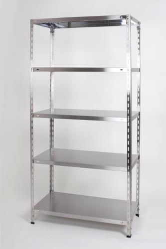 仕様：●※注意※:【お客様組立品】●高さ:1800mm●支柱幅:30mm●材質:ステンレス(ヘアーライン仕上げ)●耐荷重(1段当り):100kg●棚板は50mm間隔で移動できます。(天板・底板は除く)●幅:600mm●奥行:450mm●重量...