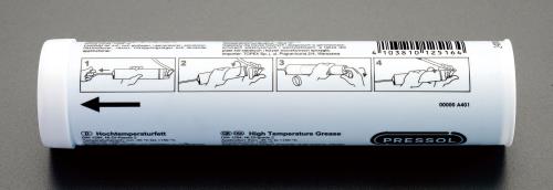 仕様：●内容量:400g●使用温度:-35~150°C●色:青色●用途:モーター・ファン・ハブ等のベアリング●サイズ:φ53×240mm●NLGI-2●PRESSOL社のグリースガンとEA991CN-2、-3、-4、-6、-10、EA166...