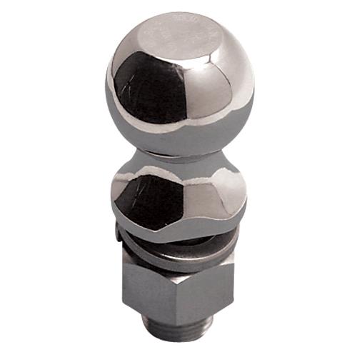 仕様：●材質:ステンレス(SUS304)●ボール径:48mm(1.7/8”)●ボルト(φ×長さ):25×54mm●耐荷重(kg):907●重量:984.2g●耐食性や耐久性に優れたSUS304製●鏡面研磨●ベースに2つの平面があり、取付時に...