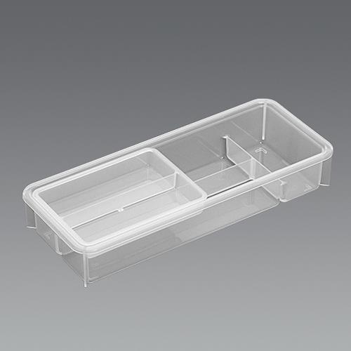 仕様：●メーカー:蝶プラ工業●型番:140786●商品名:クルード2段整理トレーS●材質:ポリプロピレン●サイズ:315×128×56(H)mm●中皿付の2段式トレー●仕切付商品画像に関する注意事項：●画像に数字等の情報が入っている場合は、...