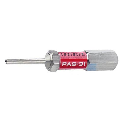 仕様：●メーカー:エンジニア●型番:PAS-31●用途:接続端子の取り外しに●全長:62mm●先端外径:φ2.7mm●先端内径:φ2.1mm●先端長さ:21mm●重量:20g●適合品:【モレックス】1625シリーズ:ソケット用【JST】ML...