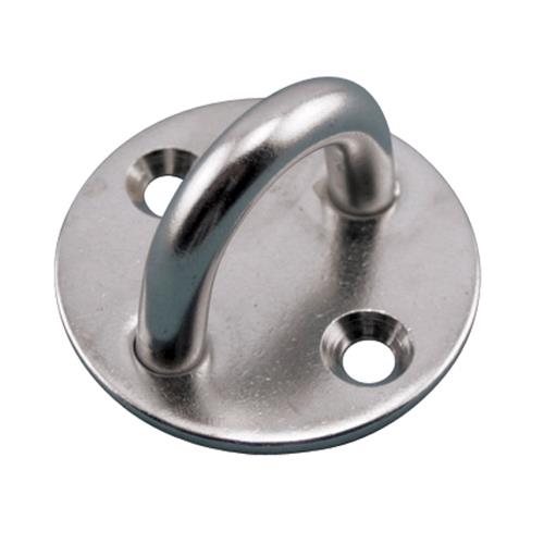 仕様：●サイズ(mm):A:29.7、B:21.8、C:24.6、D:3.0、E:7.6F:4.8、X,Y:50、Z:32.2●線径:7.6mm●プレートサイズ:50mm●プレート厚み:3mm●使用荷重:272kg●材質:SUS304●穴径...