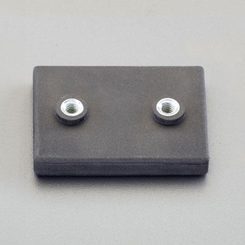 仕様：●長さ:43mm●幅:31mm●厚み:6mm●ねじサイズ:M4●ねじ穴:2個●吸着力:8.5kgf●材質:ネオジウム磁石コーティング:サントプレーンゴム●使用温度:60°C以下●雌ねじ付きの強力マグネット●流通している磁石の中で最高の...