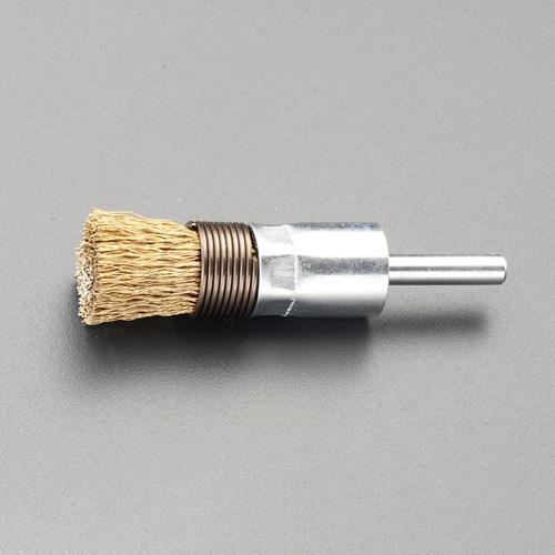 仕様：●メーカー:錦●型番:SP-025C2●外径:25mm●軸径:6mm●軸長:25mm●線径:0.27mm●金具径:25mm●毛丈:30mm●全長:80mm(±3mm)●最大回転数:6,000rpm●材質:硬鋼線 メッキヨリ形●エンド型...