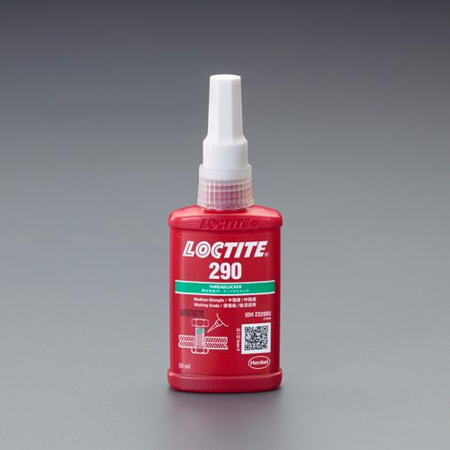 仕様：●メーカー:LOCTITE(ロックタイト)●型番:232085●商品名:290●内容量:50ml●使用温度:-55~150°C●色:緑●硬化時間:25分●用途:セットスクリューなど、締め付け後の後浸透によるねじのゆるみ止め、溶接部や鋳...