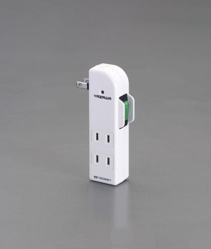 仕様：●メーカー:ヤザワコーポレーション●型番:Y02SBK310WH●コンセント:2P×3口●定格:15A・125V(1,500W)●一括スイッチ:1個(ブレーカー内蔵)●雷サージ機能:最大サージ電圧:4,500V制限電圧:330V●サイ...