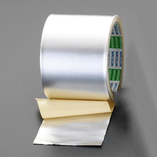 仕様：●幅:50mm●長さ:10m●厚さ:0.1mm●材質:基材:アルミニウム箔粘着剤:アクリル系●用途:ダクトや配管の被覆・保護、保温材などの目地用、配線や部品などの固定用、アルミ箔本来の外観や特性を活かした装飾用、反射用、シールド用など...