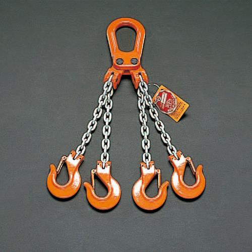 仕様：●使用荷重(t):1.2●重量(kg):2.8●フック口開き:23.5mm●有効長:1m●チェーンサイズ:5mm●ピンタイプ:ロッキングピン・チェーン止めピンは打ち込み式ネジ式ピンと違い、ピンが自由に回転しますので均一に消耗し、ピンの...