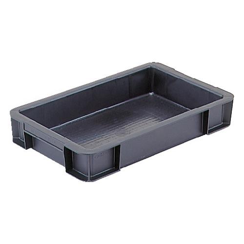 仕様：●メーカー:三甲(サンコー)●型番:674026●商品名:テンバコED-7●容量(L):6.4●外寸(mm):441×279×75(H)●材質:導電性ポリプロピレン●色:ブラック●内寸(mm):391×239×70●有効内寸:386×...