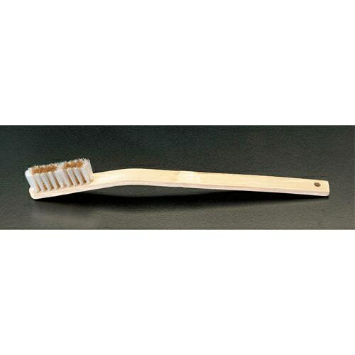 仕様：●全長:320mm●行数:4行●毛丈:20mm●ブラシサイズ:15×66mm●ブラシ材質:真鍮(中心部)、周囲:ナイロン(白毛)●柄材質:竹●線径:真鍮:0.15、ナイロン:0.25商品画像に関する注意事項：●画像に数字等の情報が入っ...