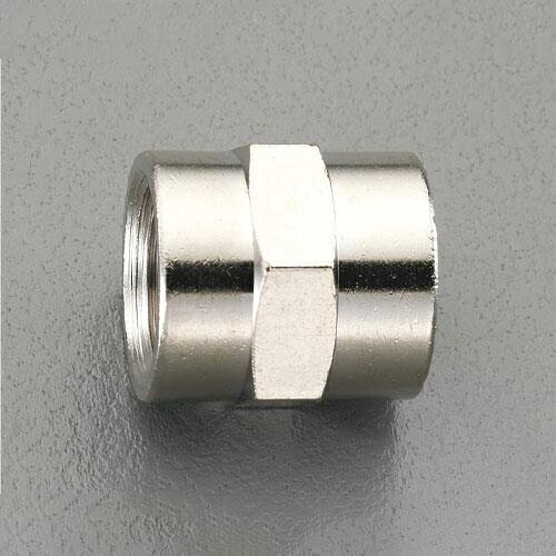 仕様：●適用流体:圧縮空気、ガスなど●最高使用圧力:0.8MPa●ねじ径:G1/8”●全長:15mm●六角対辺:14mm●ねじ有効長:8mm●重量:12g●材質:真鍮(ニッケルメッキ)商品画像に関する注意事項：●画像に数字等の情報が入ってい...