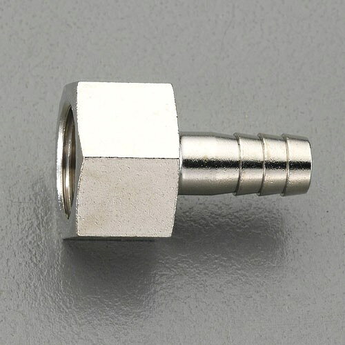 仕様：●適用流体:圧縮空気、ガスなど●最高使用圧力:0.8MPa●ねじ径:G1/4”●適合ホース内径:6mm●全長:34mm●六角対辺:17mm●ねじ有効長:11mm●ステム有効長:20mm●重量:20g●材質:真鍮(ニッケルメッキ)商品画...