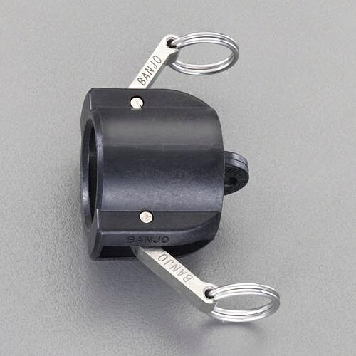 仕様：●呼び径:80A(3”)●材質:ポリプロピレン●使用圧力:0~0.4MPa(常温水)●使用温度範囲:0~60°C●重量:482g●レバーカップリング用ダストキャップ商品画像に関する注意事項：●※サイズ詳細はエスコ寸法図を参照下さい●画...