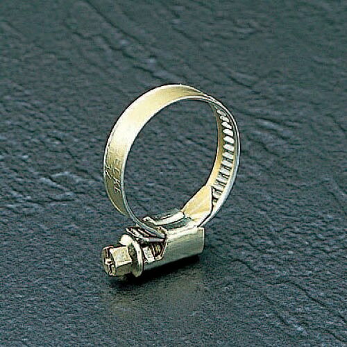 仕様：●適合直径:25~40mm●バンド幅:12mm●バンド厚:1.0mm●六角対辺:7mm●締付トルク:5~5.5Nm●重量:32g●材質:スチール(亜鉛メッキ)●入数:10個●バンド内側に材質・クランプ範囲を刻印●ホース・継手の安全で迅...