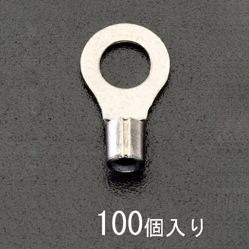 仕様：●メーカー:ニチフ●型式:1.25-3●電線抱合範囲:単線:0.6~1.4mm撚線:0.5~1.25mm2●スタッド径:φ3.2mm●材質:JIS H4501適合ニッケル材●耐熱:MAX400°C●入数:100個●ニクロム線・ニッケル...