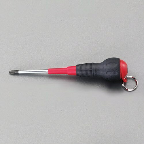 仕様：●メーカー:ESCOオリジナル●先端:(+)#2●軸径:φ6.3mm●軸長:100mm●全長:202mm●生産国:日本●グリップエンドが手の平に収まりスムーズに回転し指先での早回しができる「クイックターンハンドル」を採用●手の平で押し...